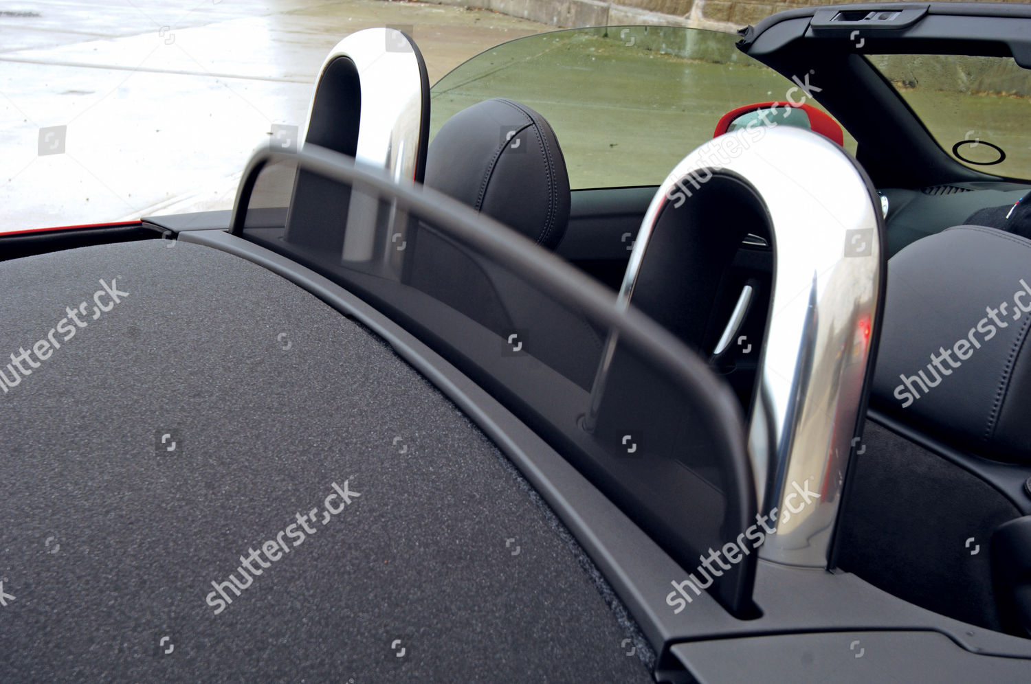 Headrests Wind Deflector Audi Tt Editorial Stock Photo - Stock Image ...
