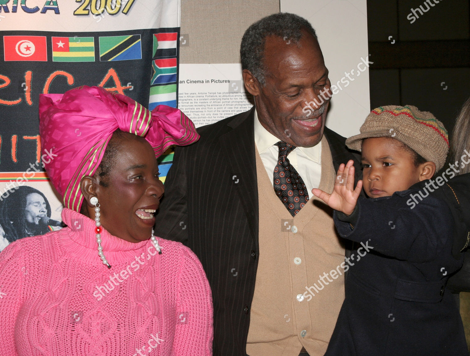 Rita Marley Danny Glover His Grandson Editorial Stock Photo - Stock ...