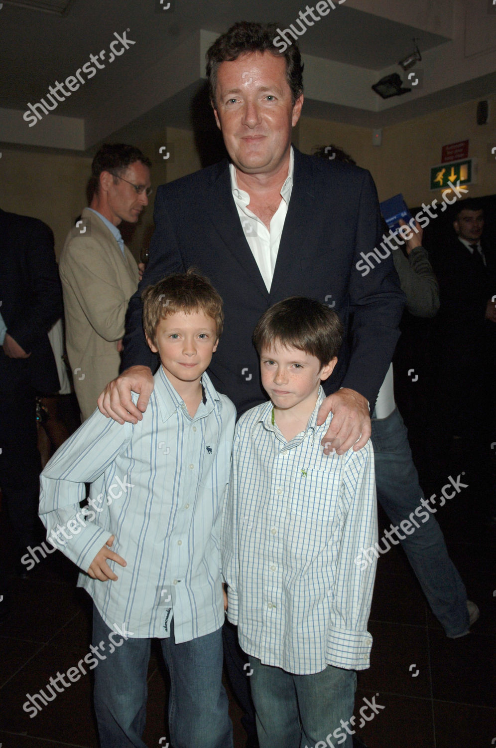 Piers Morgan His Sons Bertie Stanley Editorial Stock Photo - Stock ...