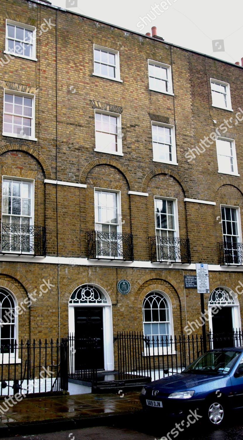 George Orwells Home Canonbury Square Islington Editorial Stock Photo ...