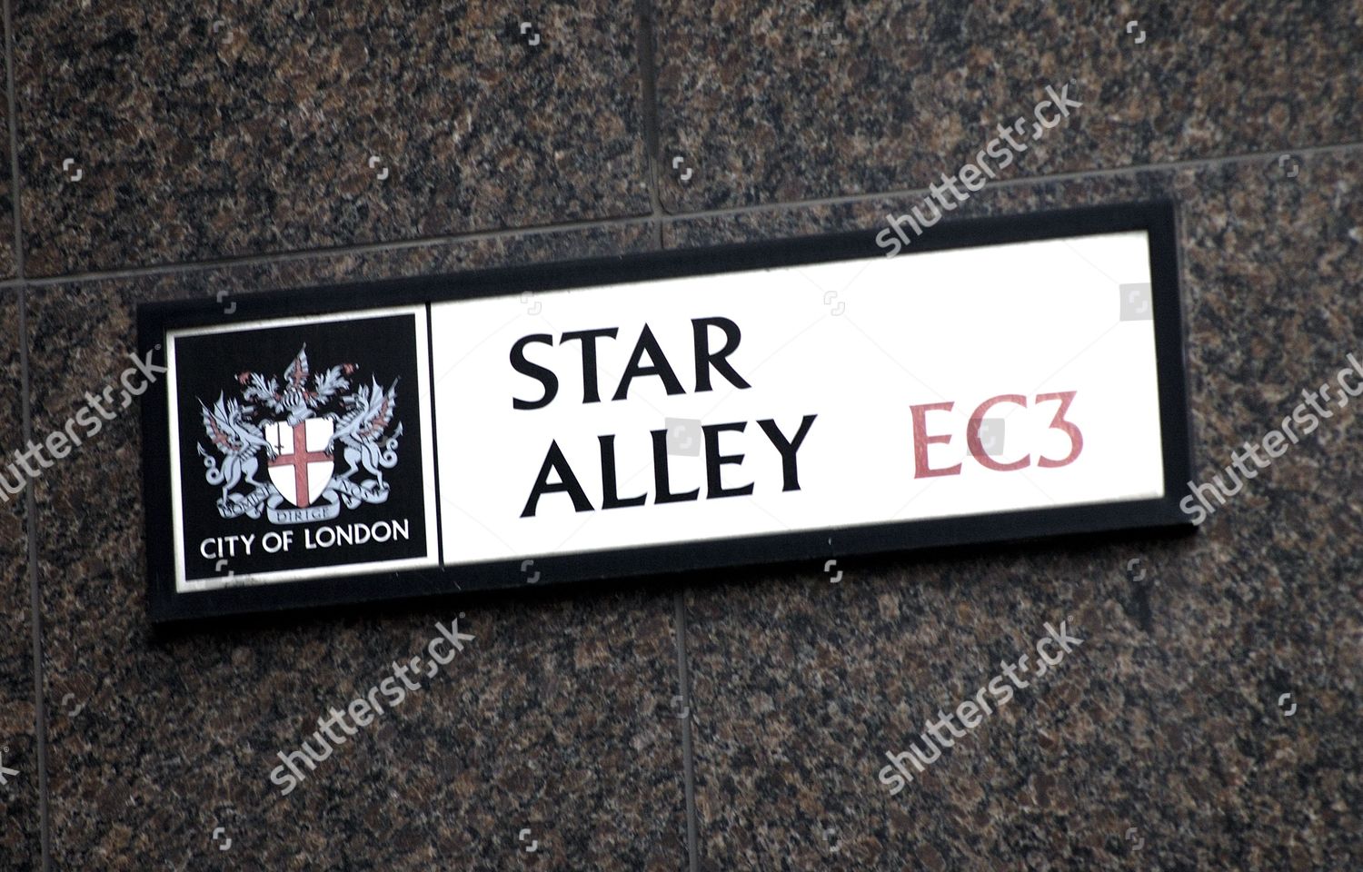 Star Alley Sign Editorial Stock Photo - Stock Image | Shutterstock
