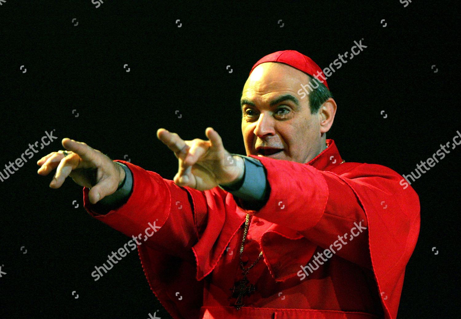 David Suchet Cardinal Benelli Editorial Stock Photo - Stock Image ...