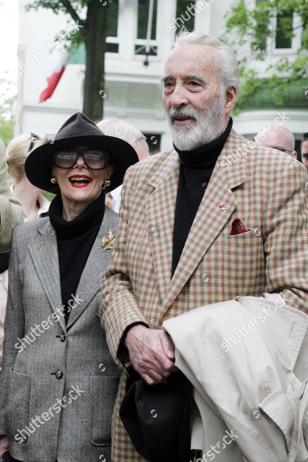 Christopher Lee Wife Gitte Editorial Stock Photo - Stock Image ...