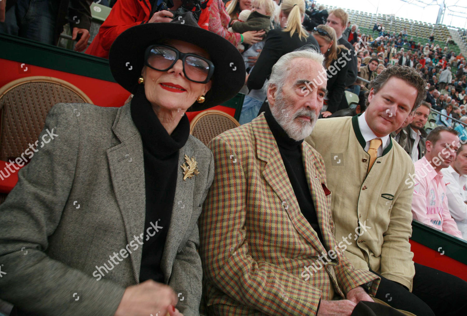 Gitte Christopher Lee Florian Henckel Von Editorial Stock Photo - Stock ...
