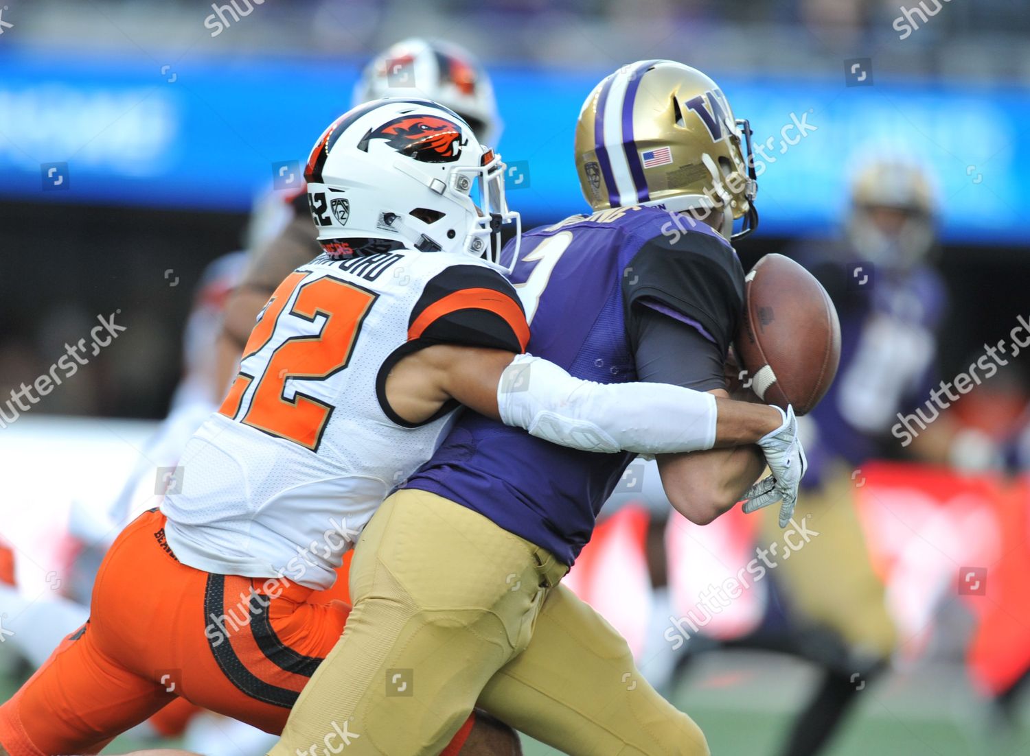 Osu Safety Xavier Crawford 22 Forces Editorial Stock Photo - Stock ...