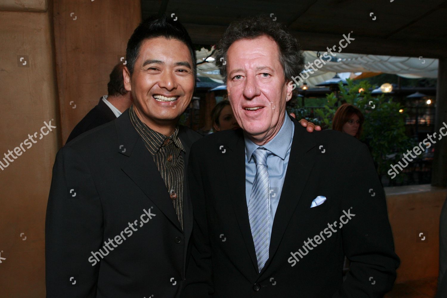Chow Yunfat Geoffrey Rush Editorial Stock Photo - Stock Image ...