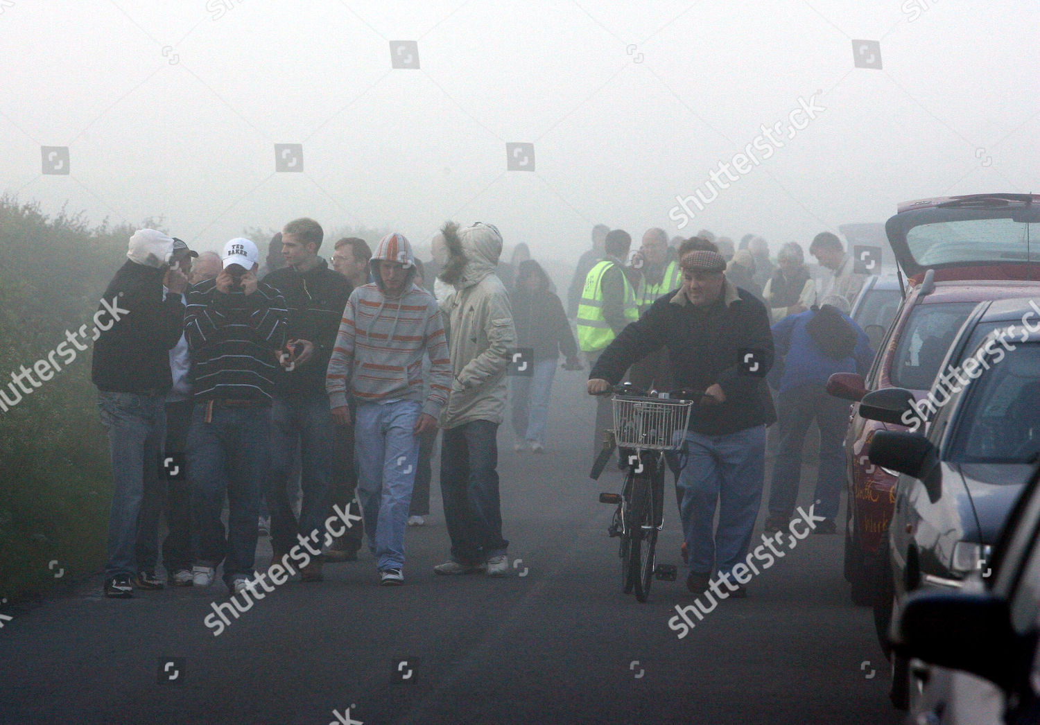 LOCALS WALK THROUGH DUST AFTER EXPLOSION Editorial Stock Photo - Stock ...