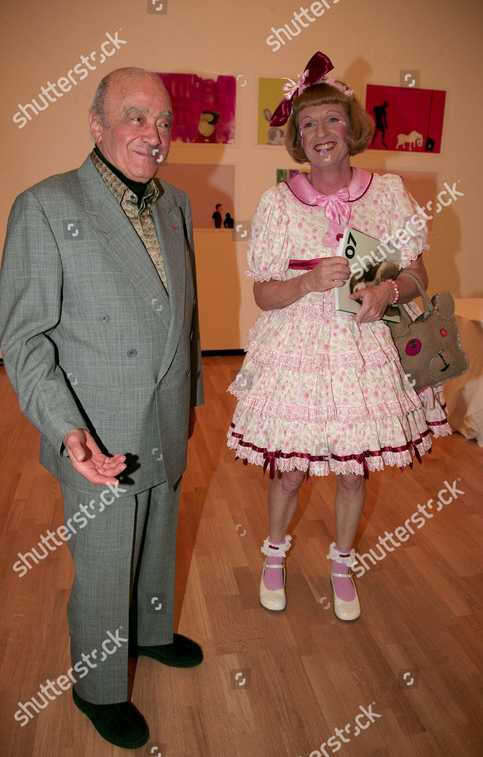 Mohamed Al Fayed Grayson Perry Editorial Stock Photo - Stock Image ...