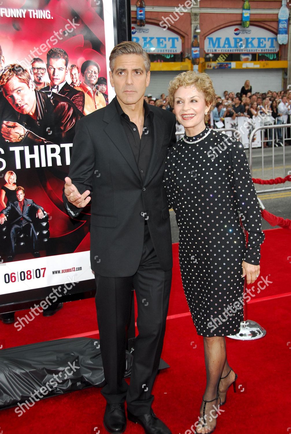 George Clooney Mother Nina Warren Editorial Stock Photo - Stock Image ...