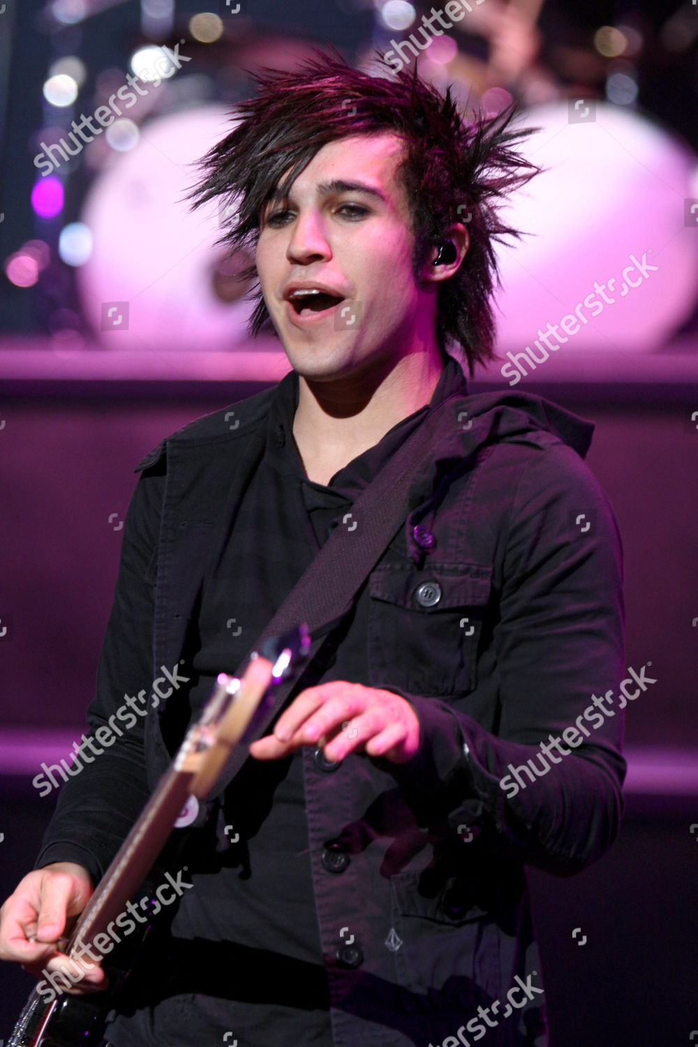 Pete Wentz Fall Out Boy Performing Editorial Stock Photo - Stock Image ...