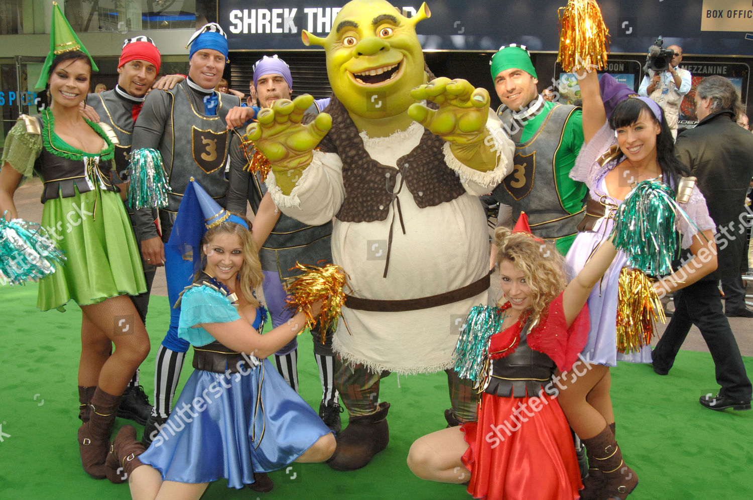 Shrek Medieval Cheerleaders Editorial Stock Photo - Stock Image ...