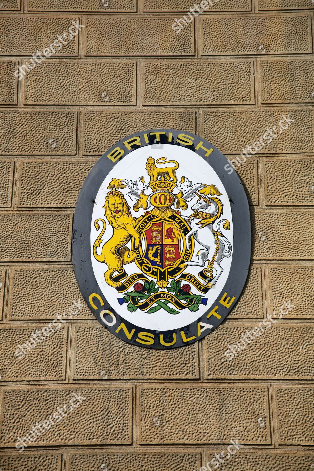 Sign Logo British Consulate Florence Italy Editorial Stock Photo ...