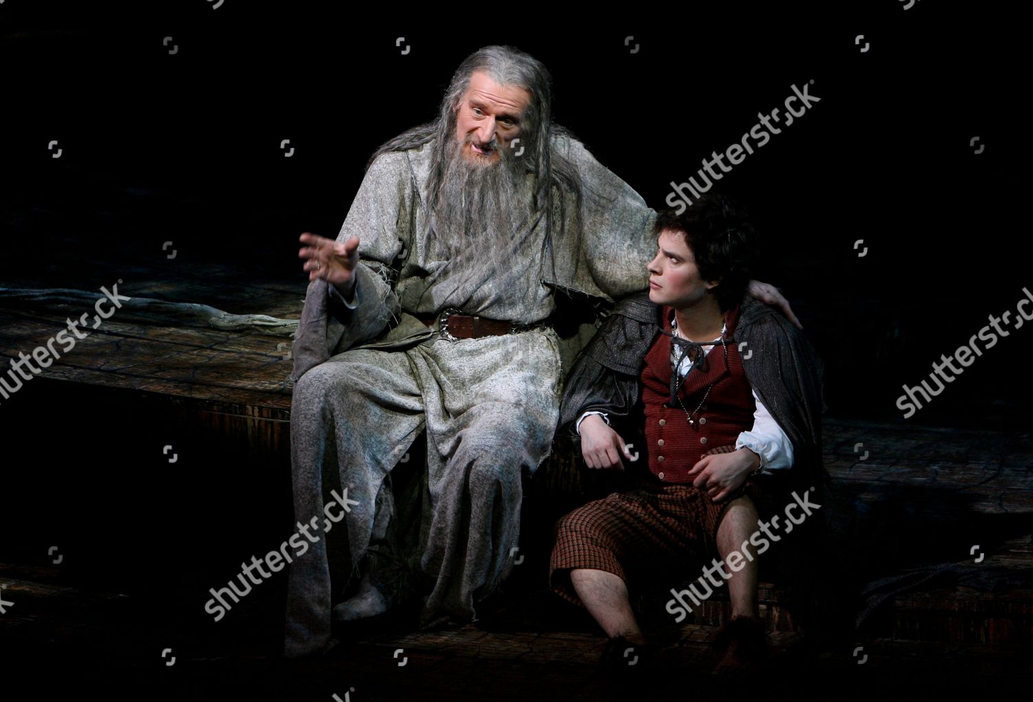 Malcolm Storry Gandalf James Loye Frodo Editorial Stock Photo - Stock ...