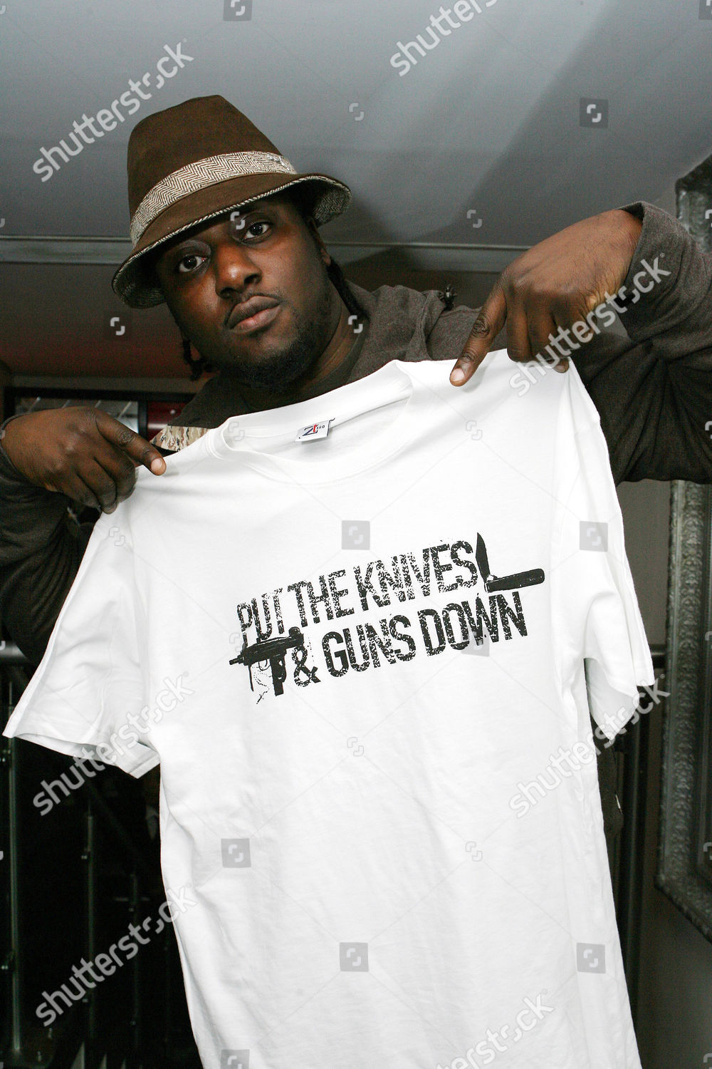 Rapper Sway Put Knives Guns Down Editorial Stock Photo - Stock Image ...