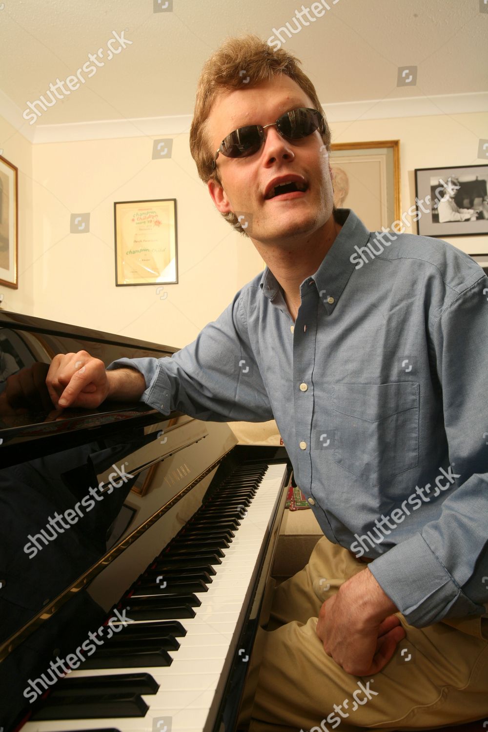 Talented Pianist Derek Paravicini Who Due Editorial Stock Photo - Stock ...