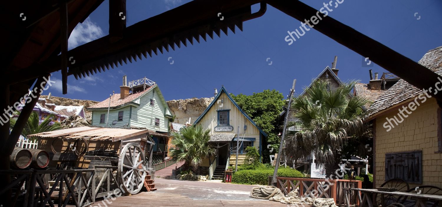 Sweethaven Popeye Village Actual Set 1980s Editorial Stock Photo ...