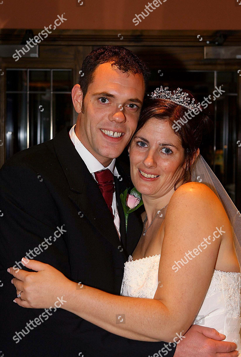 Andy Holtom 31 His Bride Sarah Editorial Stock Photo - Stock Image ...
