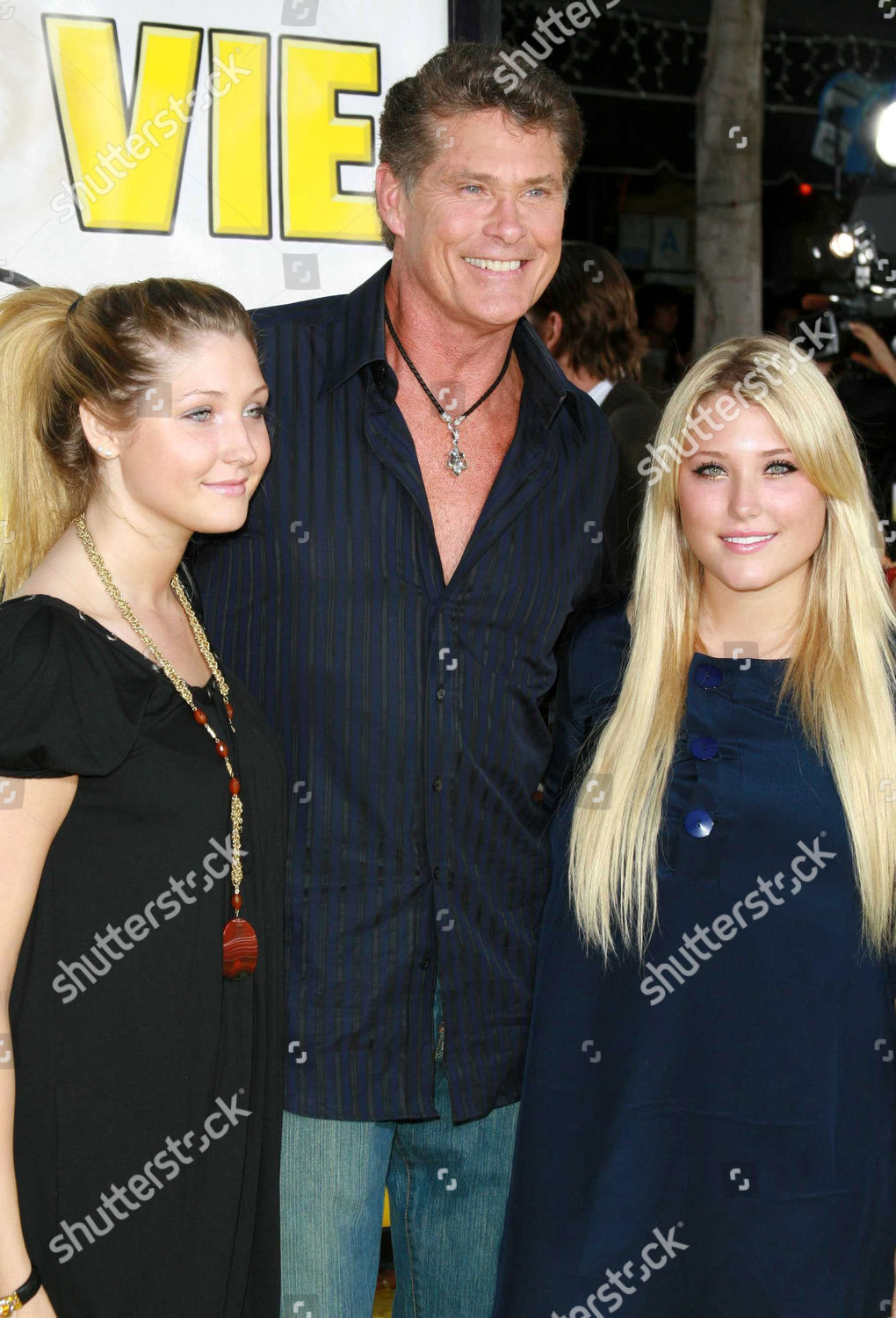 David Hasselhoff Daughters Hayley Taylor Editorial Stock Photo - Stock ...