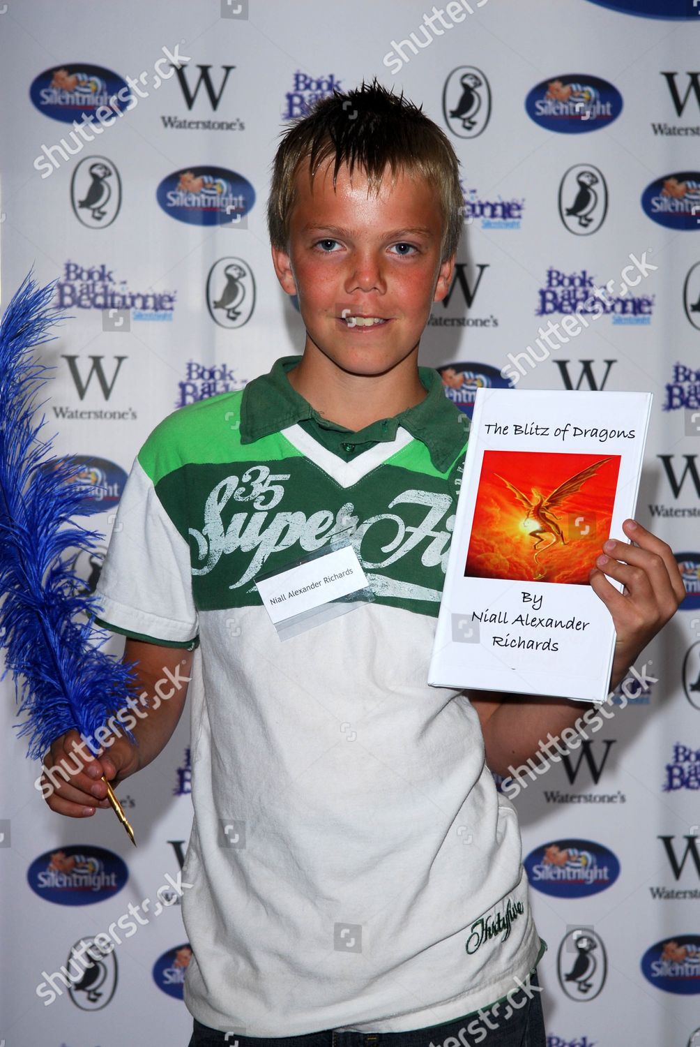 Young Author Niall Alexander Richards Holding Editorial Stock Photo ...