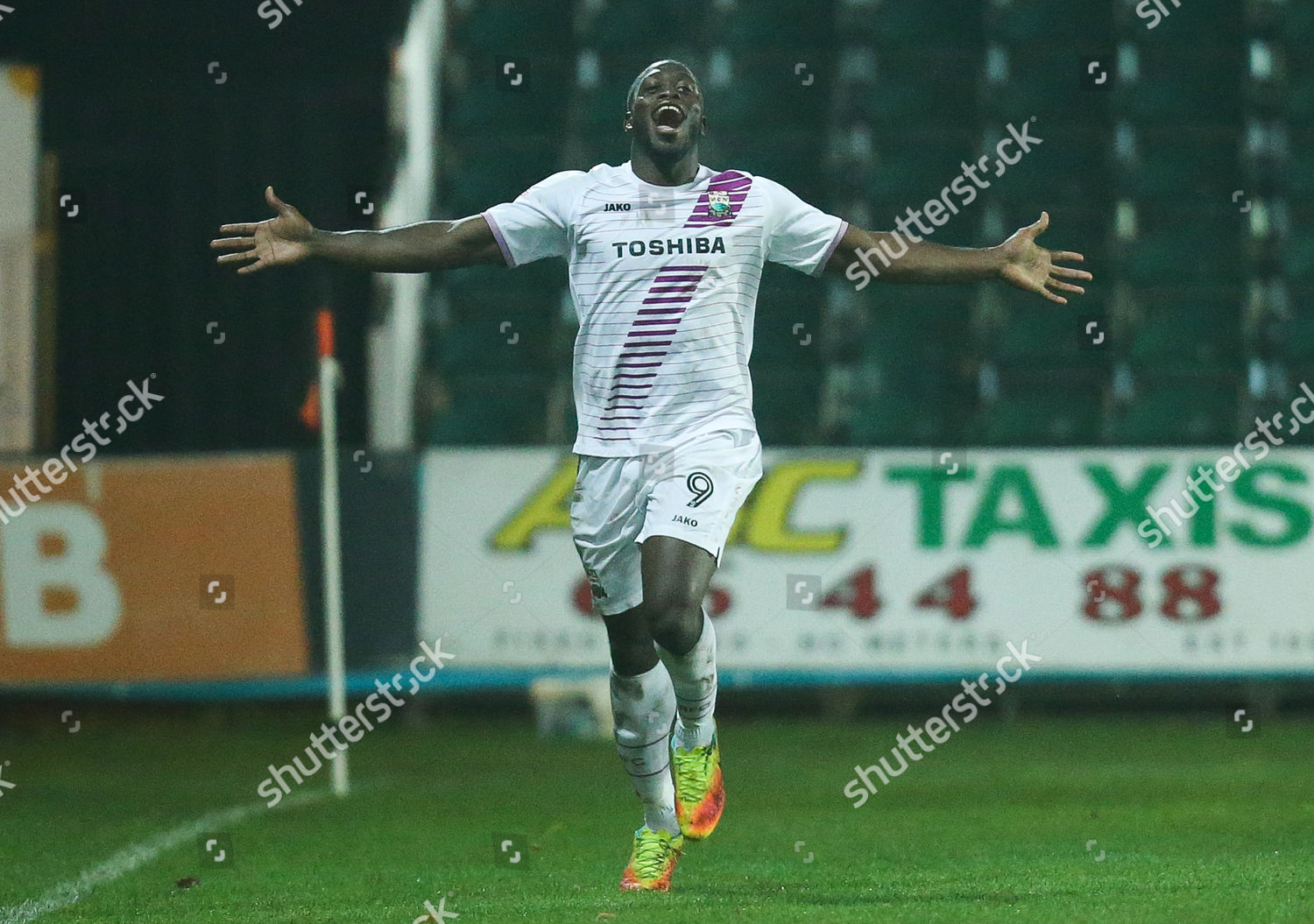 John Akinde Barnet Celebrates After Scoring Editorial Stock Photo ...