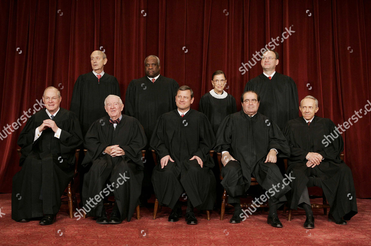 Members Supreme Court Sit Formal Press Editorial Stock Photo - Stock ...