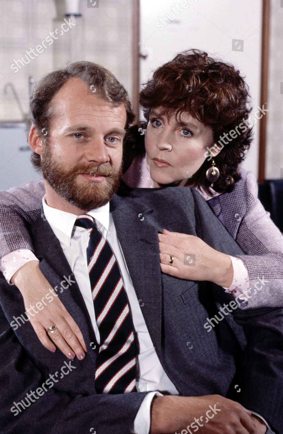 Richard Heffer Pauline Collins Black Tower Editorial Stock Photo ...