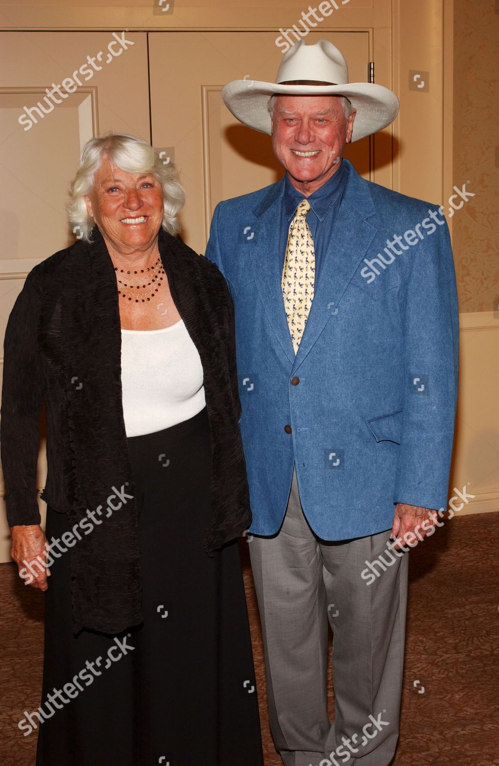 Larry Hagman Wife Maj Axelsson Editorial Stock Photo - Stock Image ...