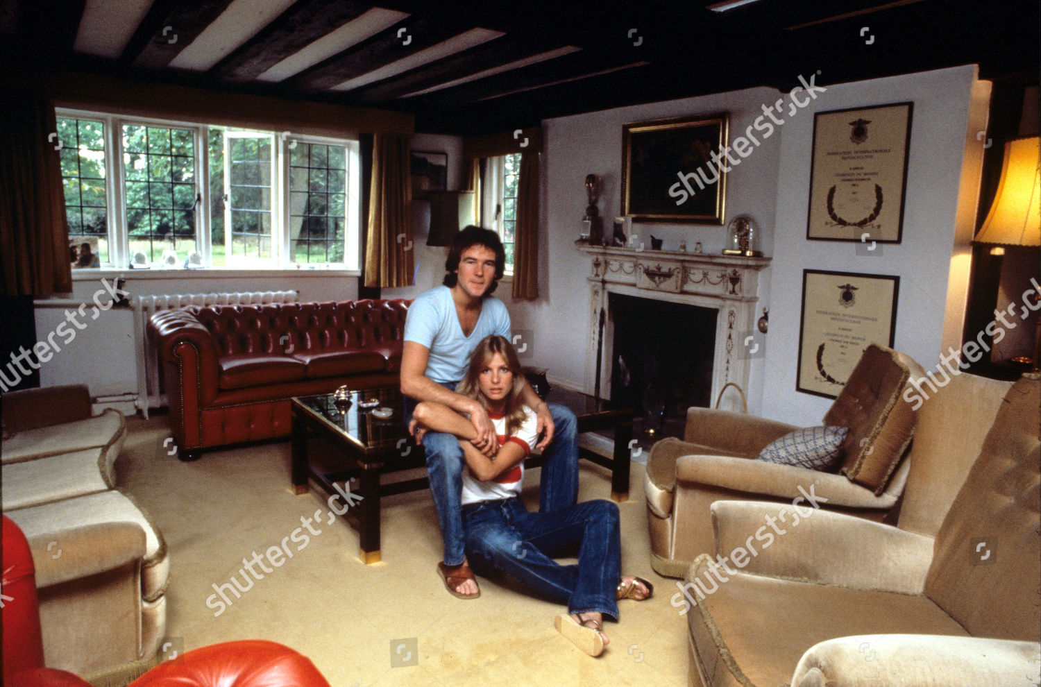 Barry Sheene Wife Stephanie Macclean Home Editorial Stock Photo - Stock ...