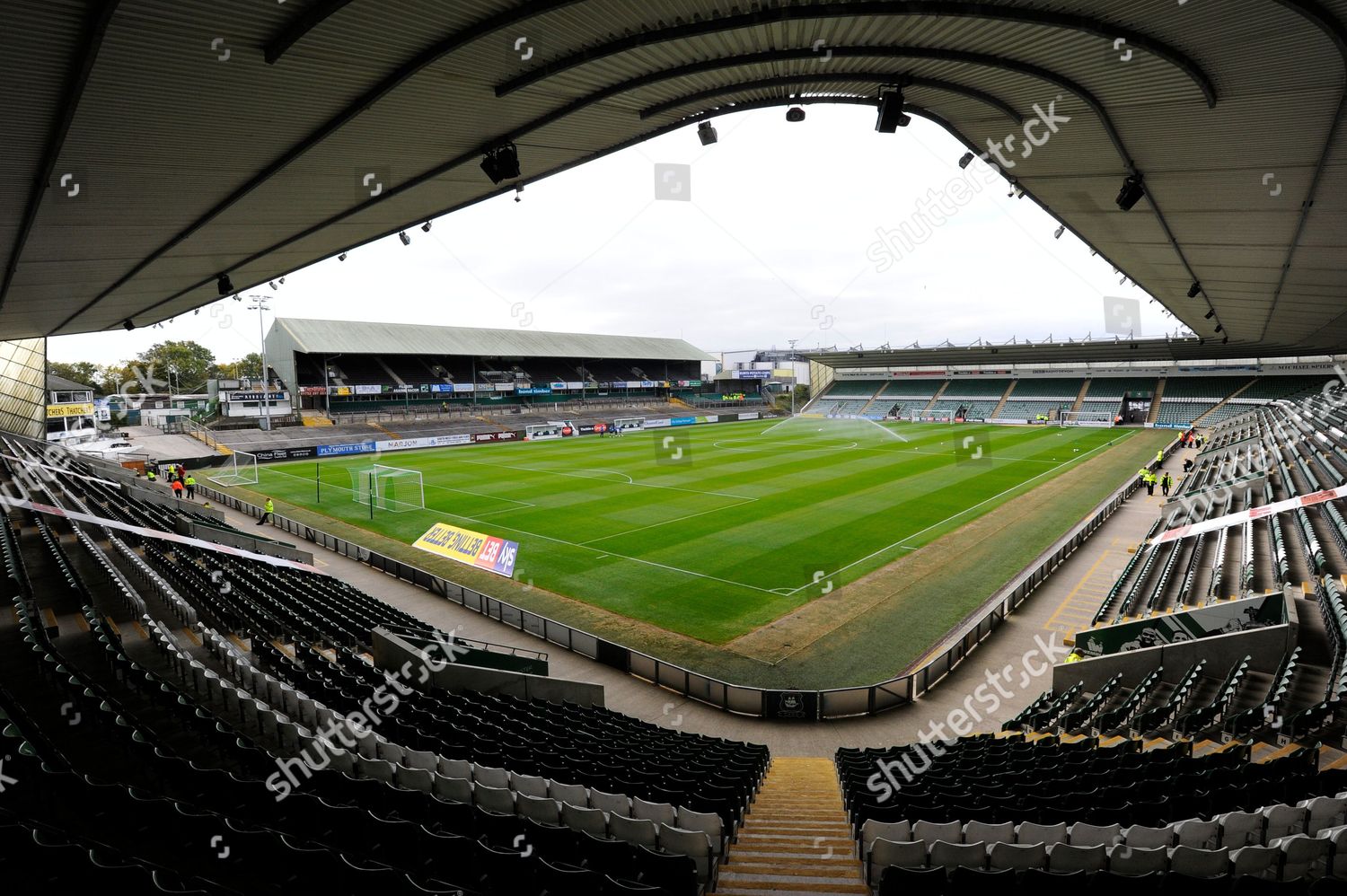 Home Park Stadium Before Efl Sky Editorial Stock Photo - Stock Image ...