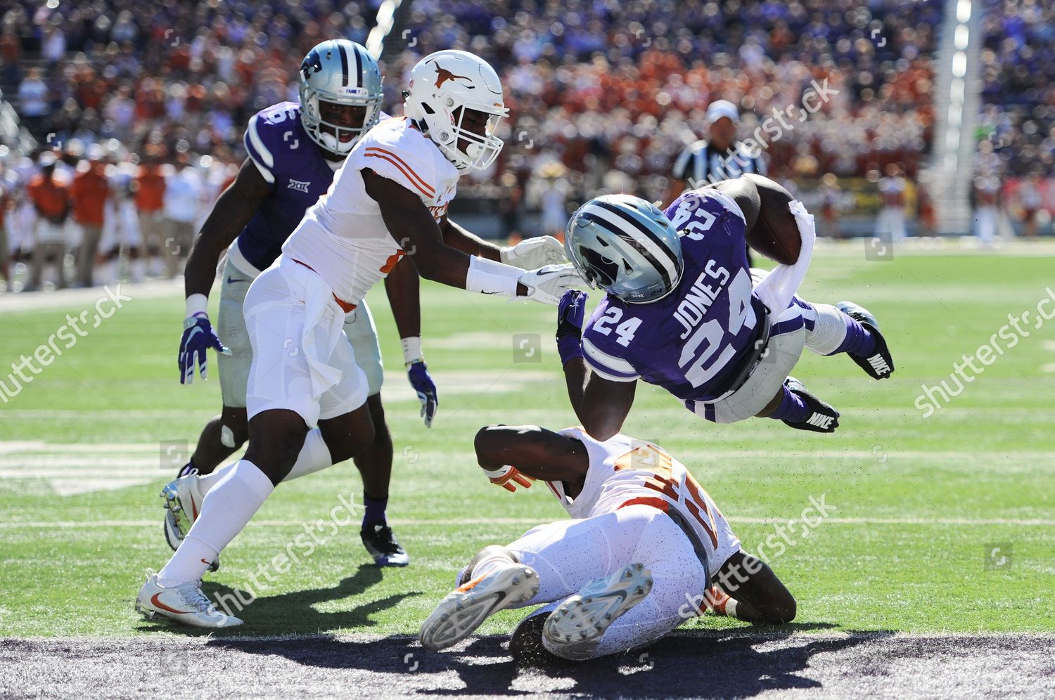 Texas Longhorns Linebacker Anthony Wheeler 45 Editorial Stock Photo ...