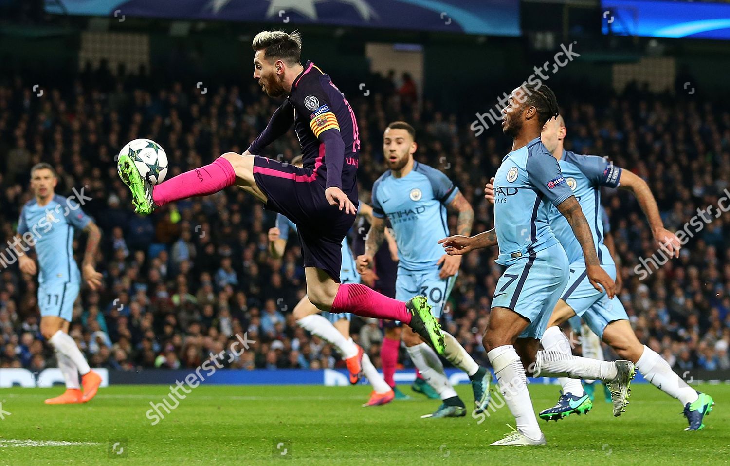 Lionel Messi Barcelona Squares Ball Across Editorial Stock Photo ...
