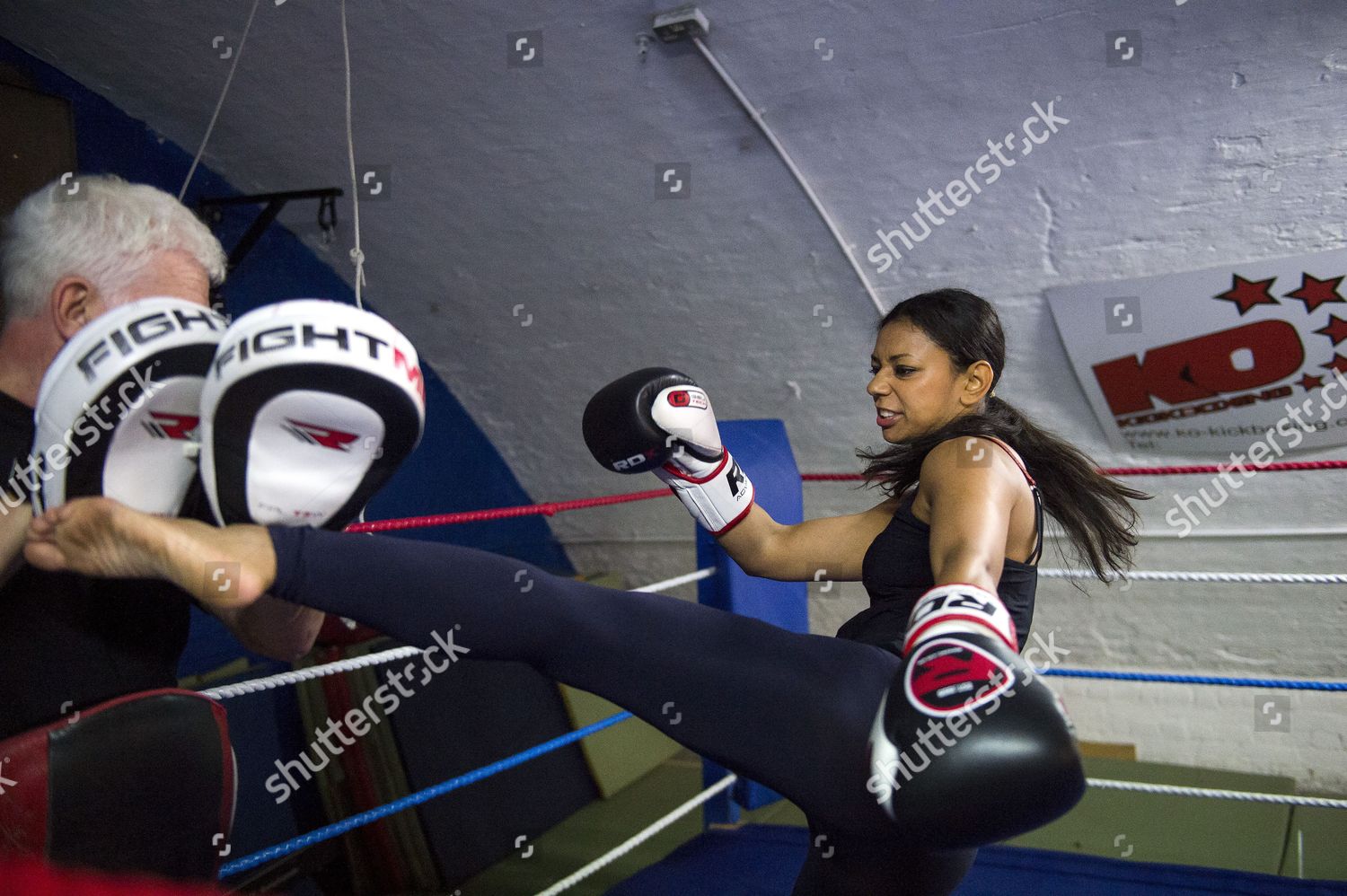 Ruqsana Begum Ko Muay Thai Gym Editorial Stock Photo - Stock Image ...
