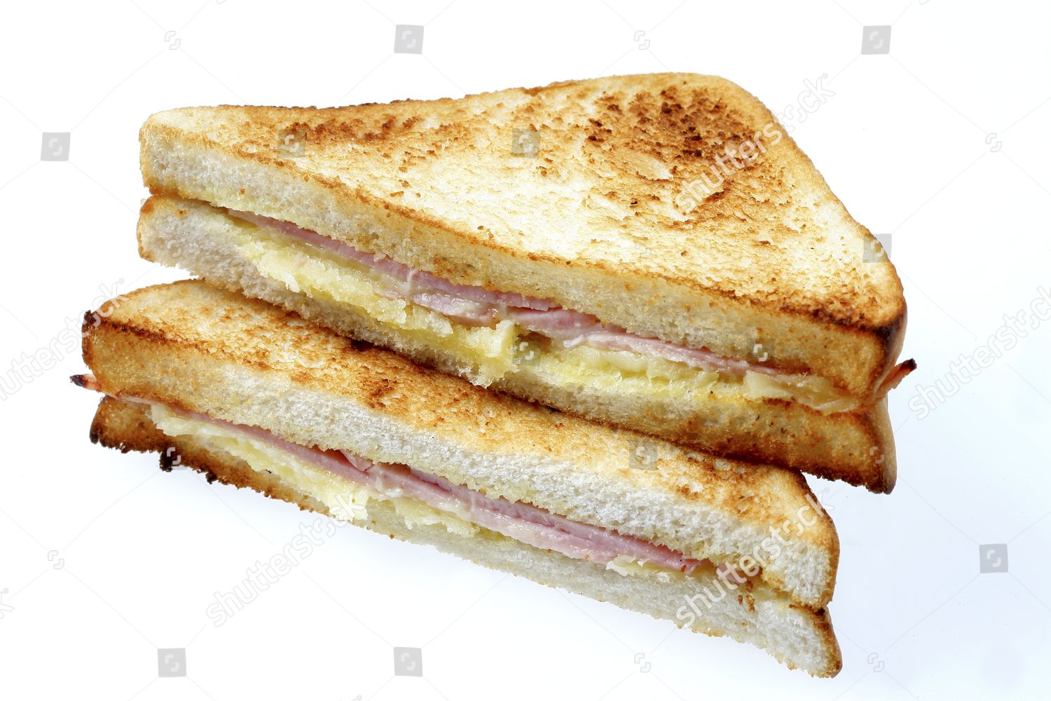 Toasted Cheese Ham Sandwich Editorial Stock Photo - Stock Image ...