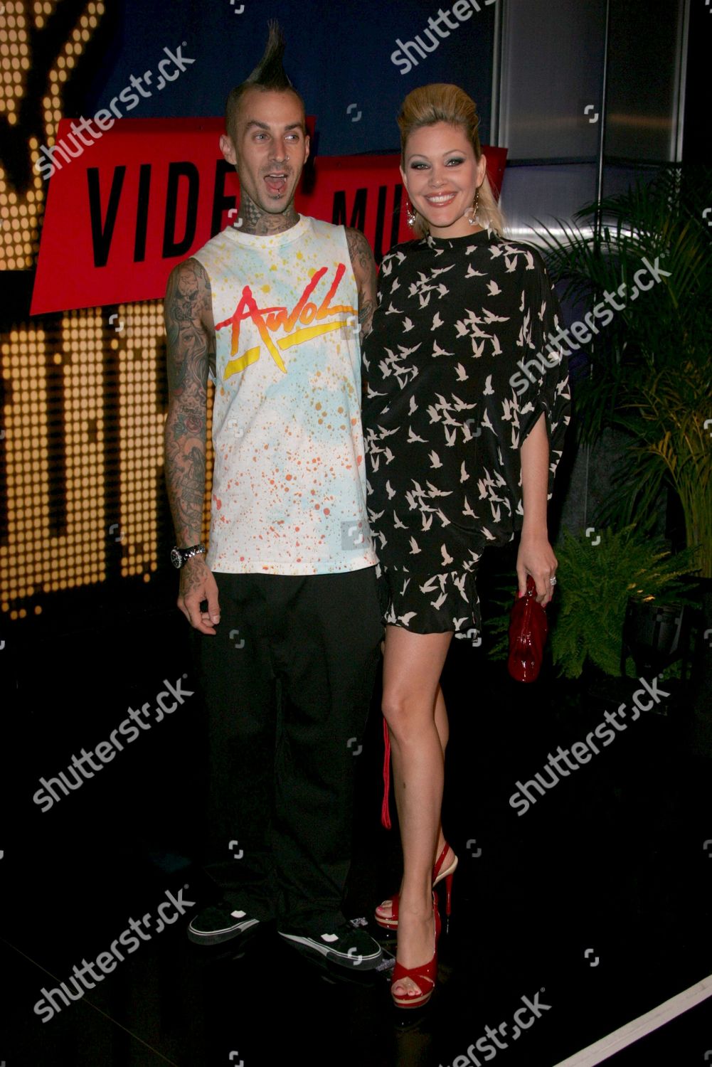 Travis Barker Shanna Moakler Editorial Stock Photo - Stock Image ...