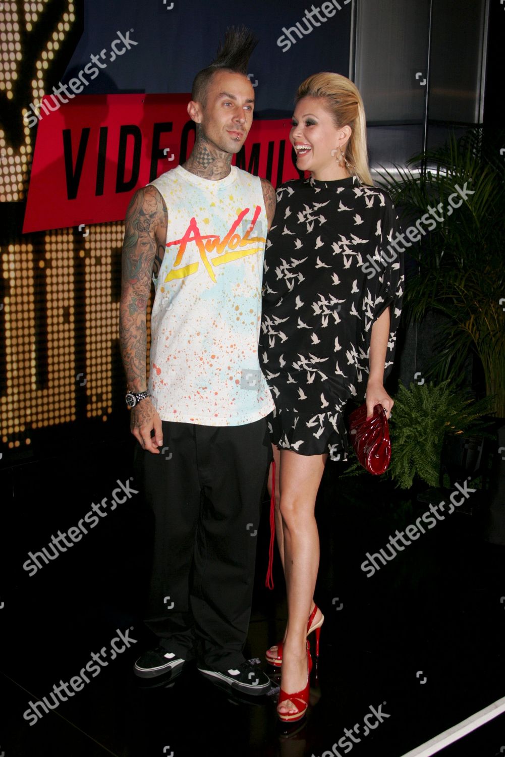 Travis Barker Shanna Moakler Editorial Stock Photo - Stock Image ...