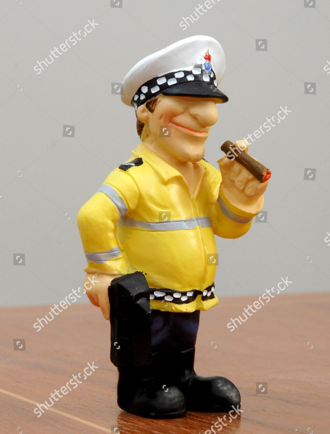 One Figurines Officer Holding Cigar His Editorial Stock Photo - Stock ...