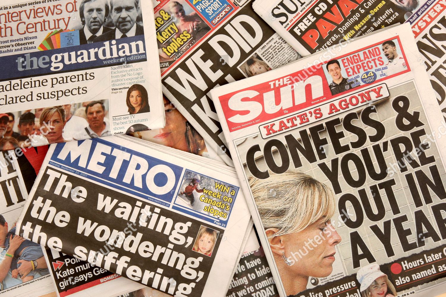 Madeleine Mccann Newspaper Headlines Editorial Stock Photo - Stock ...
