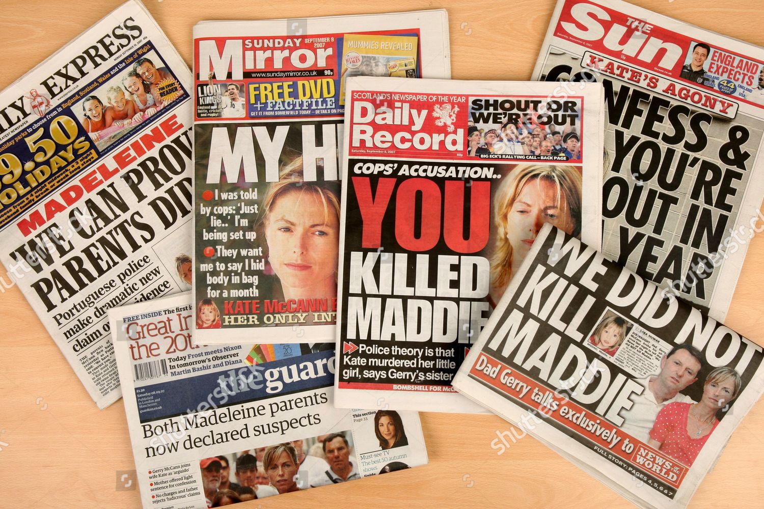Madeleine Mccann Newspaper Headlines Editorial Stock Photo - Stock ...