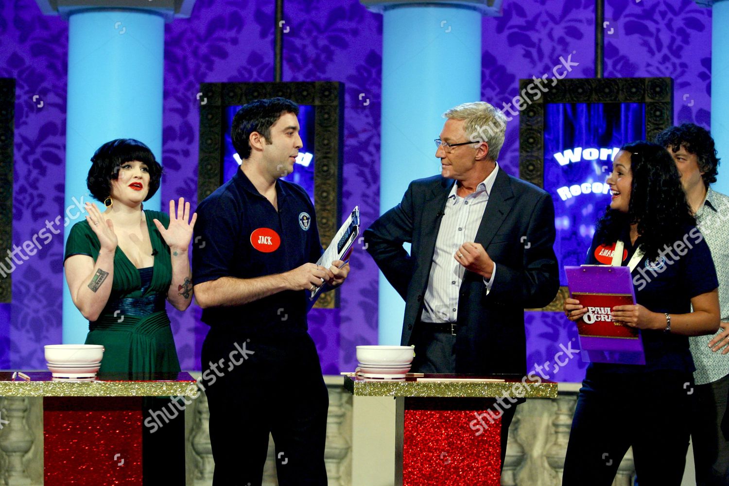 Paul Ogrady Kelly Osbourne Narrowly Miss Editorial Stock Photo - Stock ...