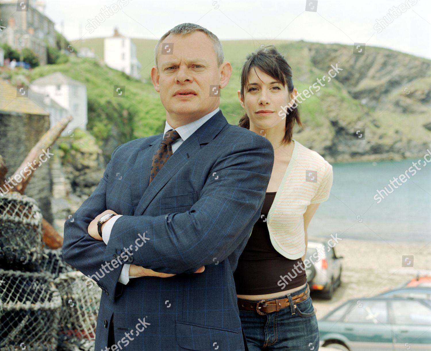 Doc Martin Martin Clunes Caroline Catz Editorial Stock Photo - Stock ...