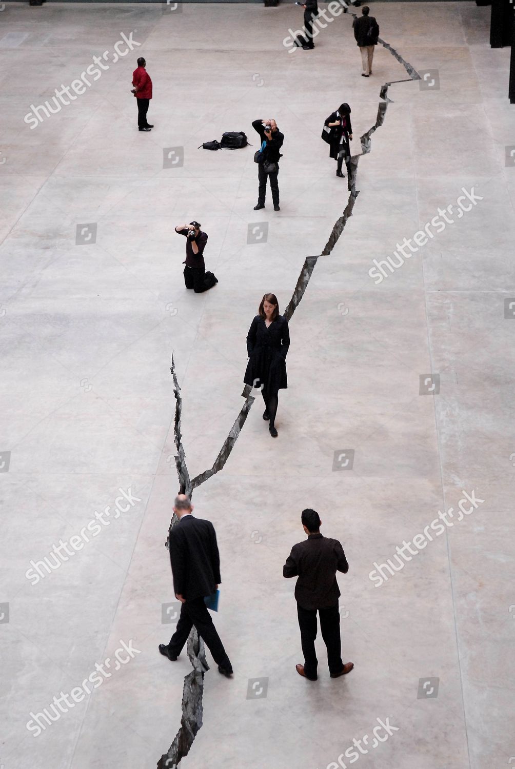 Shibboleth Latest Installation Turbine Hall Tate Editorial Stock Photo ...