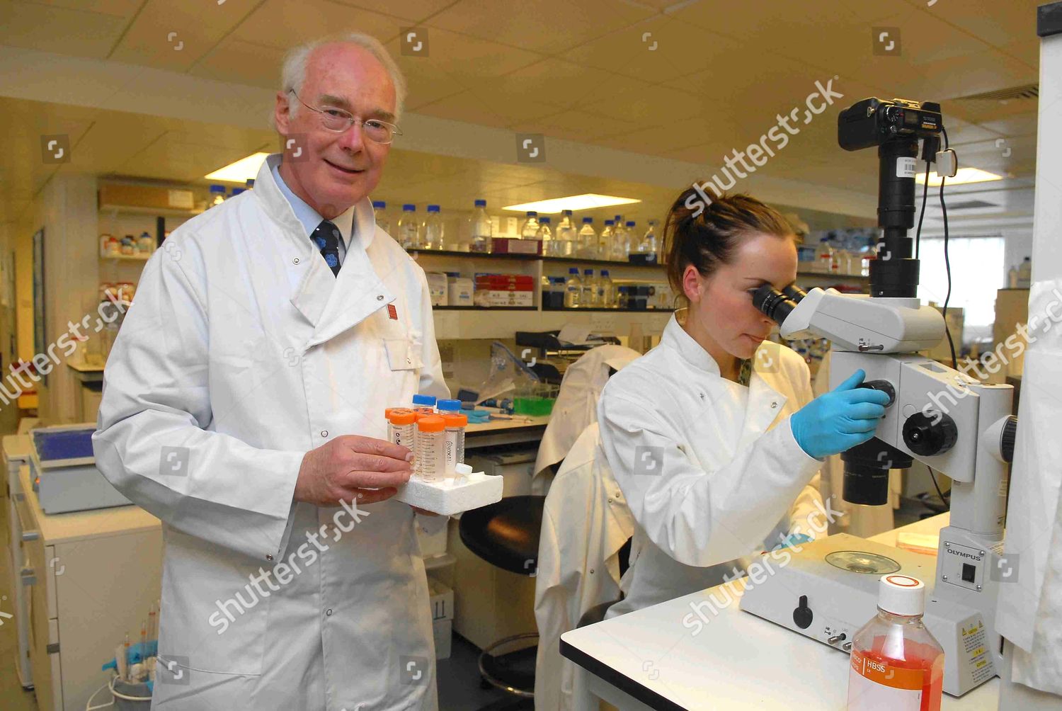 Sir Martin Evans Cardiff University Professor Editorial Stock Photo ...