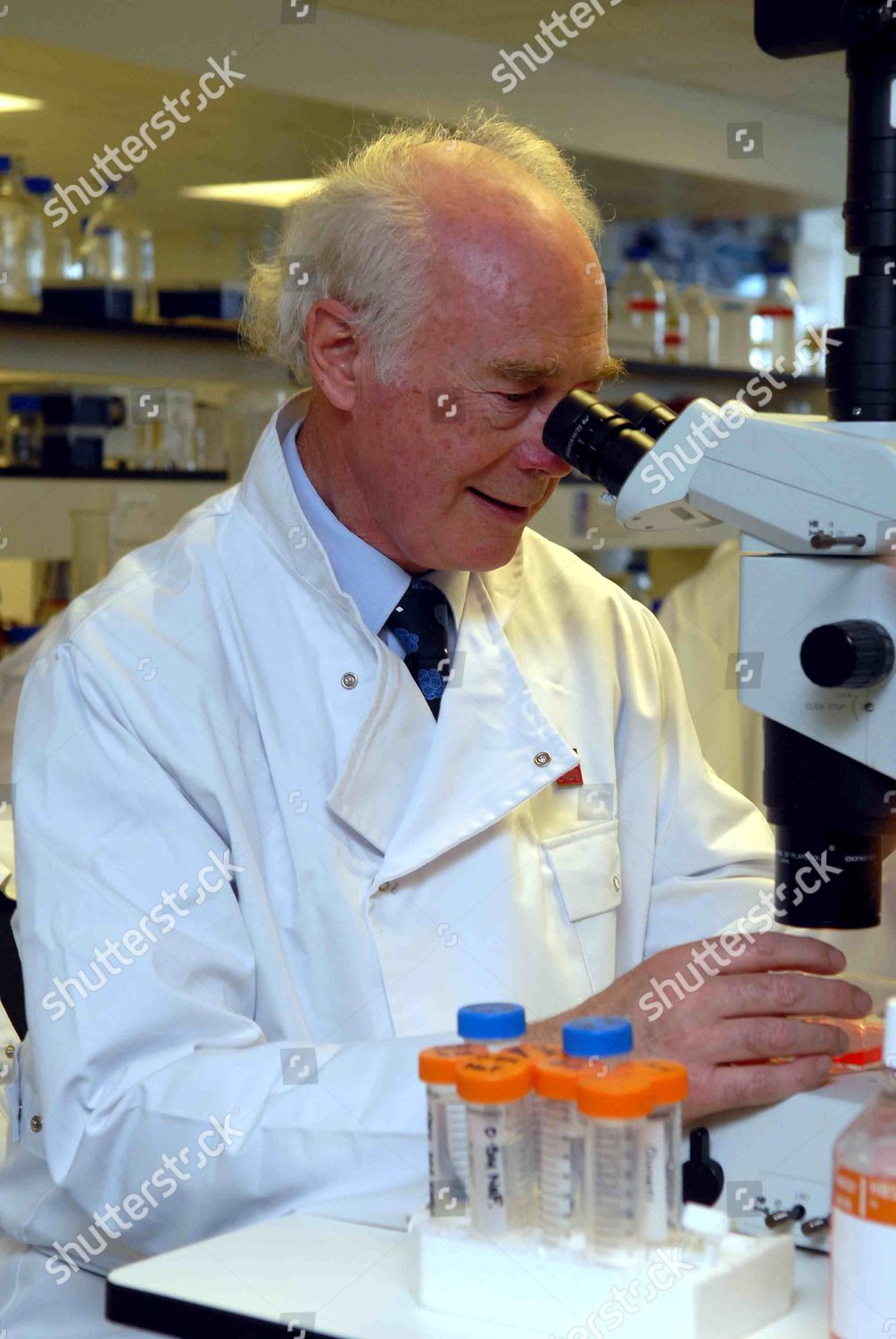 Sir Martin Evans Cardiff University Professor Editorial Stock Photo ...