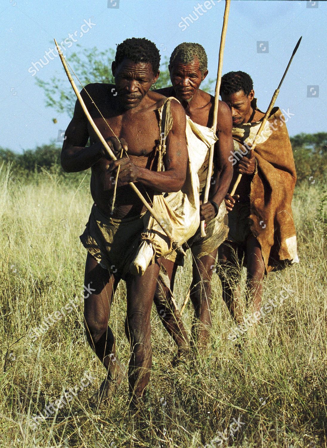 Hunting Party All These Bushmen Have Editorial Stock Photo - Stock ...