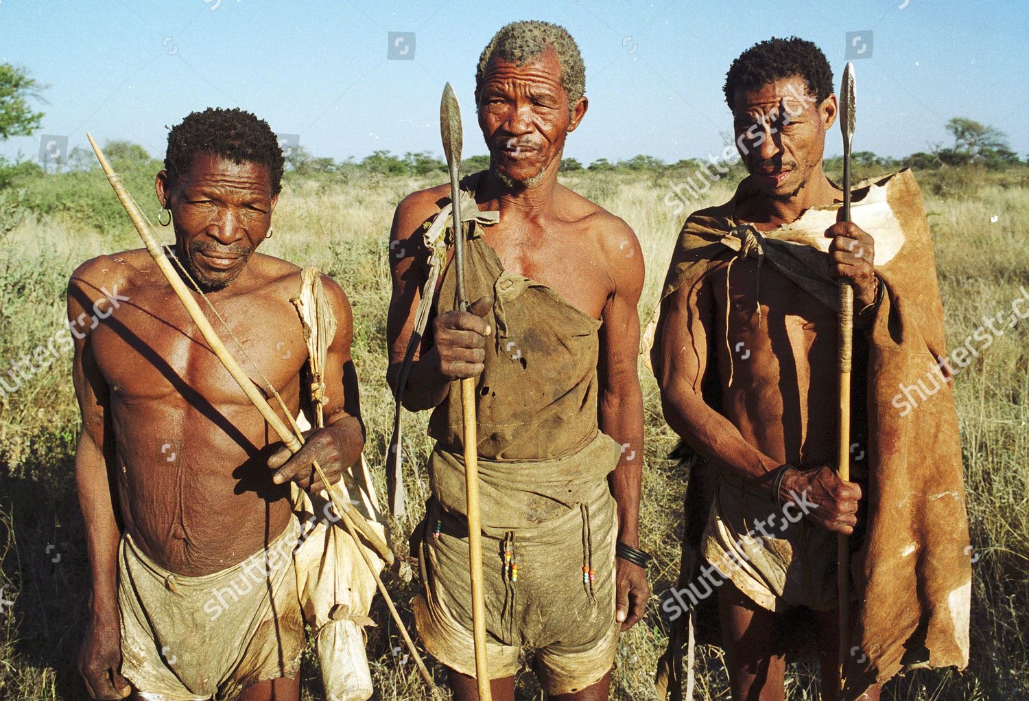 Hunting Party All These Bushmen Have Editorial Stock Photo - Stock ...