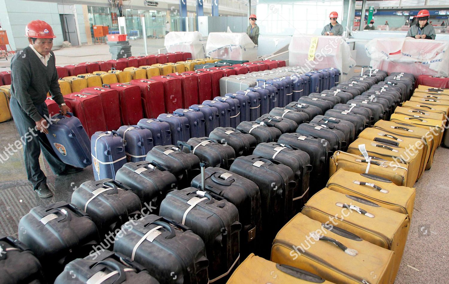 Workers Test Baggage Handling System New Editorial Stock Photo - Stock ...