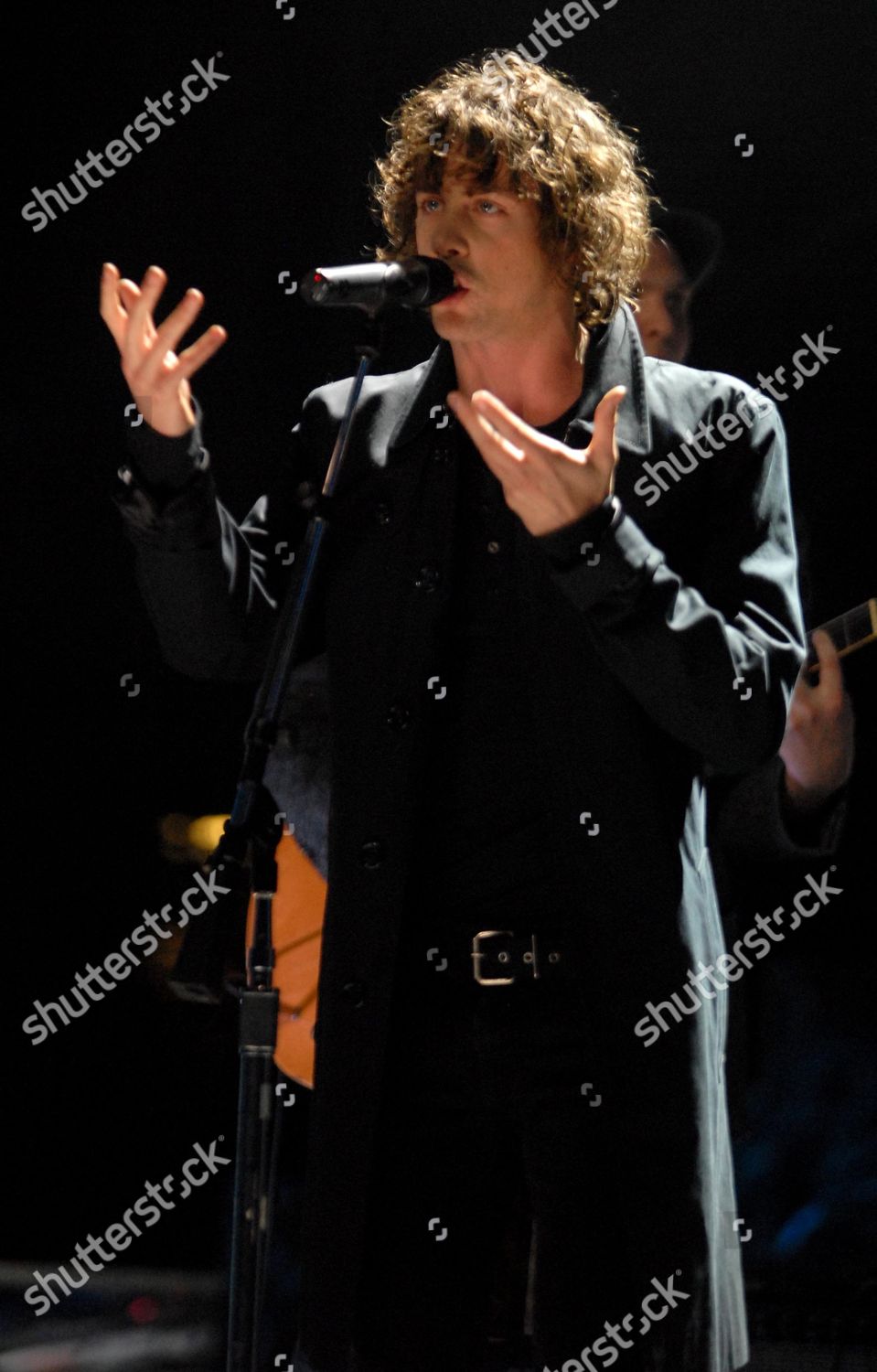 Johnny Borrell Razorlight During Show Editorial Stock Photo - Stock ...
