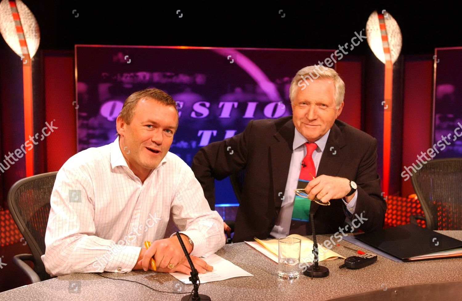 David Dimbleby On Set Bbc Question Editorial Stock Photo - Stock Image ...