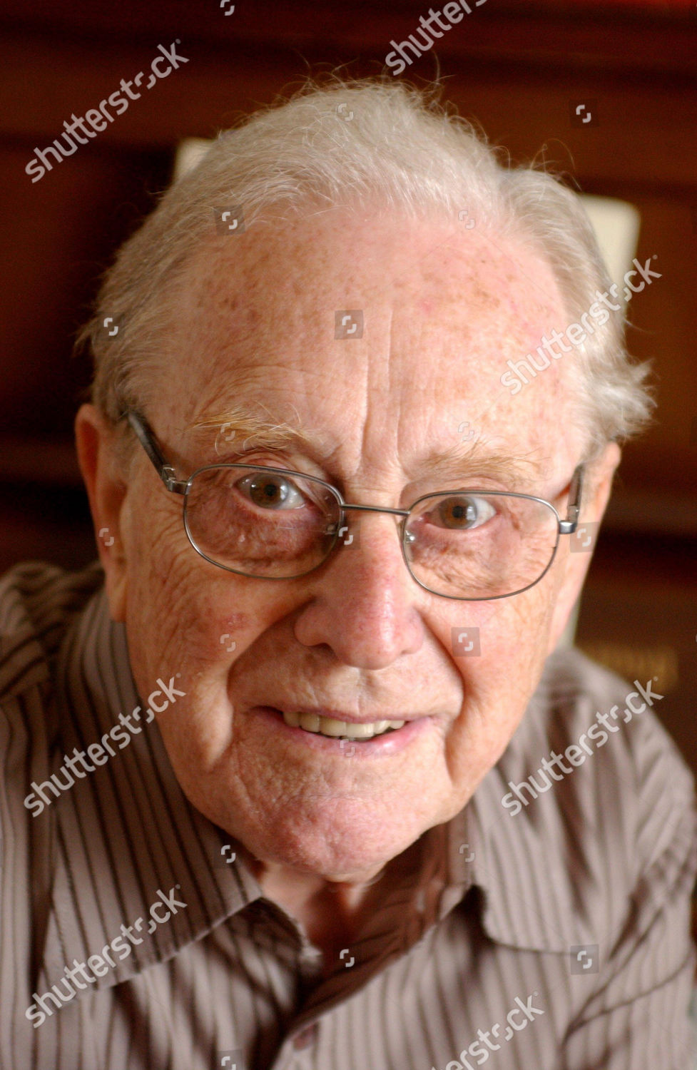 Conductor Sir Charles Mackerras His London Editorial Stock Photo ...