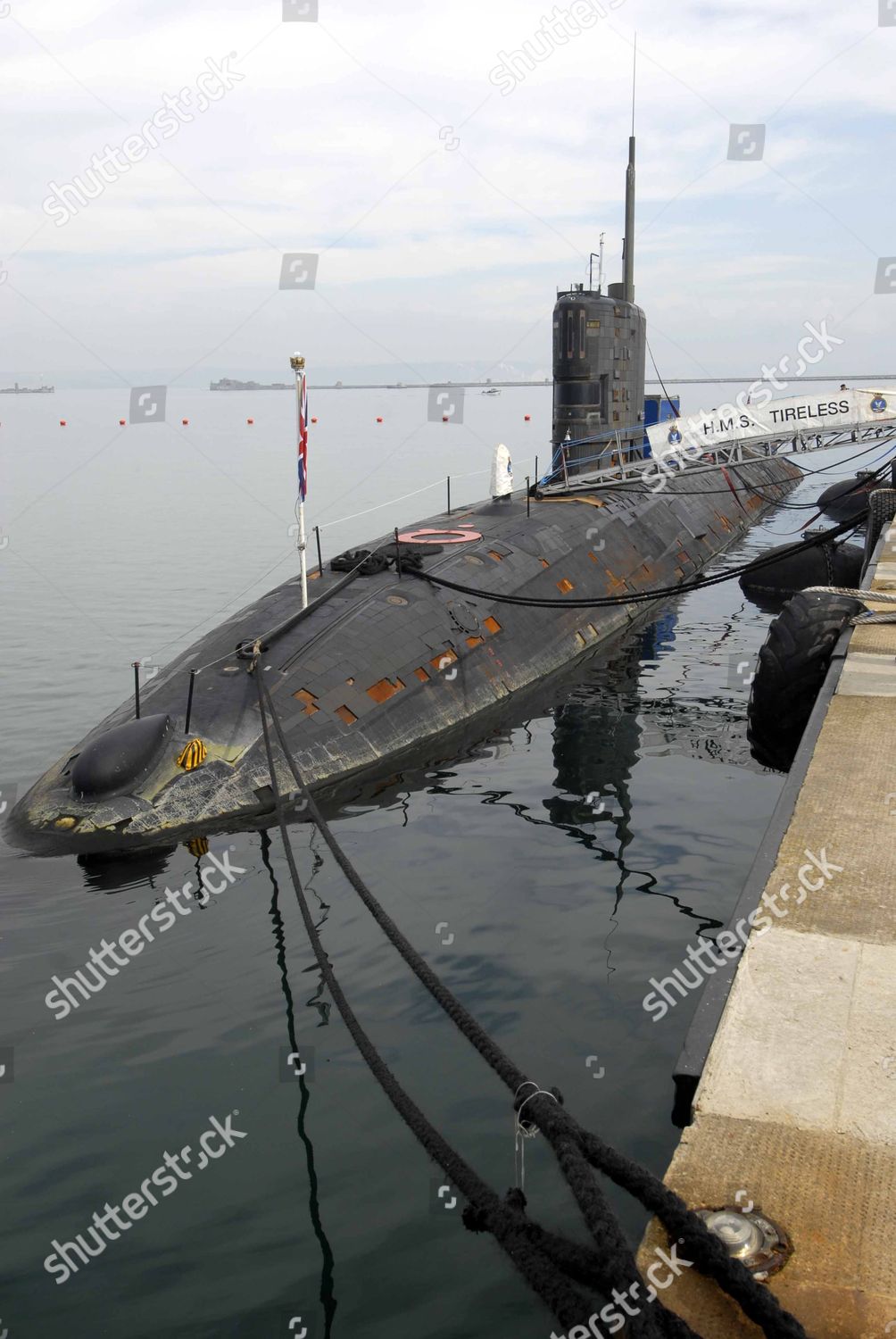 Trafalgar Class Nuclear Submarine Hms Tireless Editorial Stock Photo ...